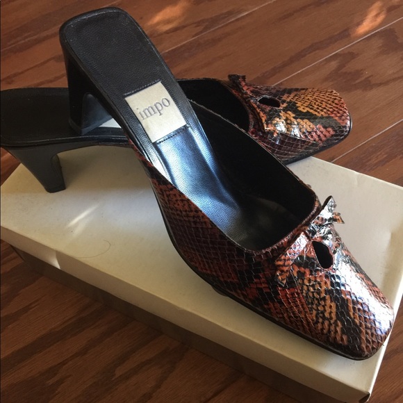 Impo | Shoes | Impo Nizwa Snakeskin Mules | Poshmark